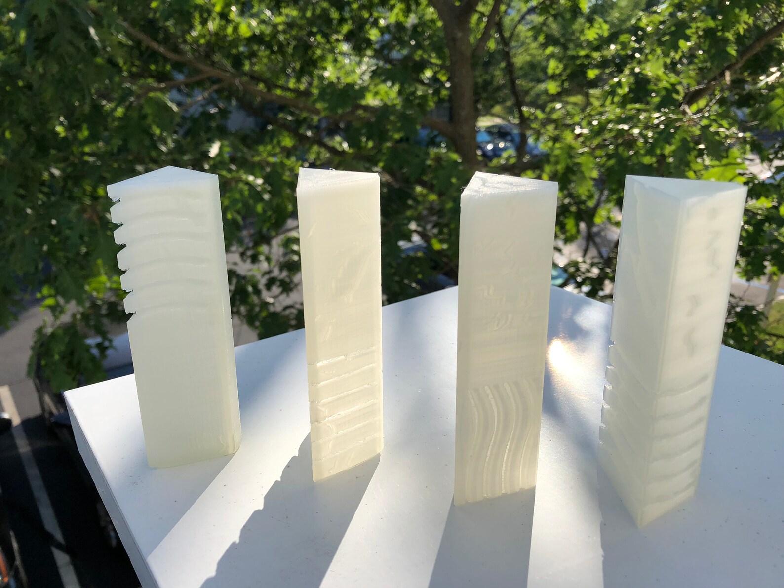 Half-size the Fifth Element Inspired PLA Elemental Stones (water, Wind ...