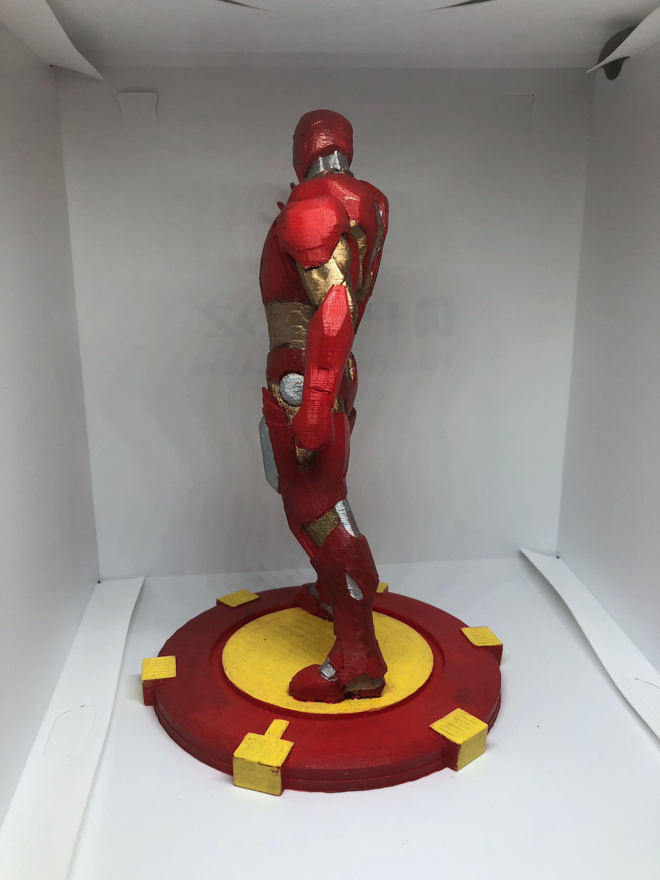Iron Man Inspired Painted Statue, PLA - Etsy