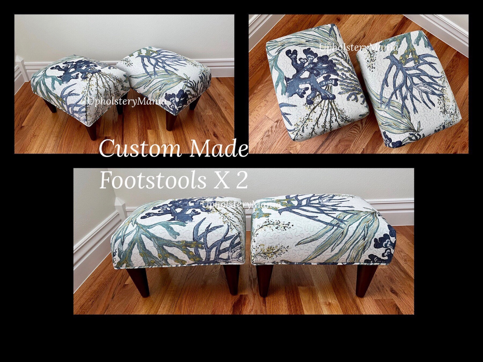 Footstool Custom Made in Your Fabric - Etsy