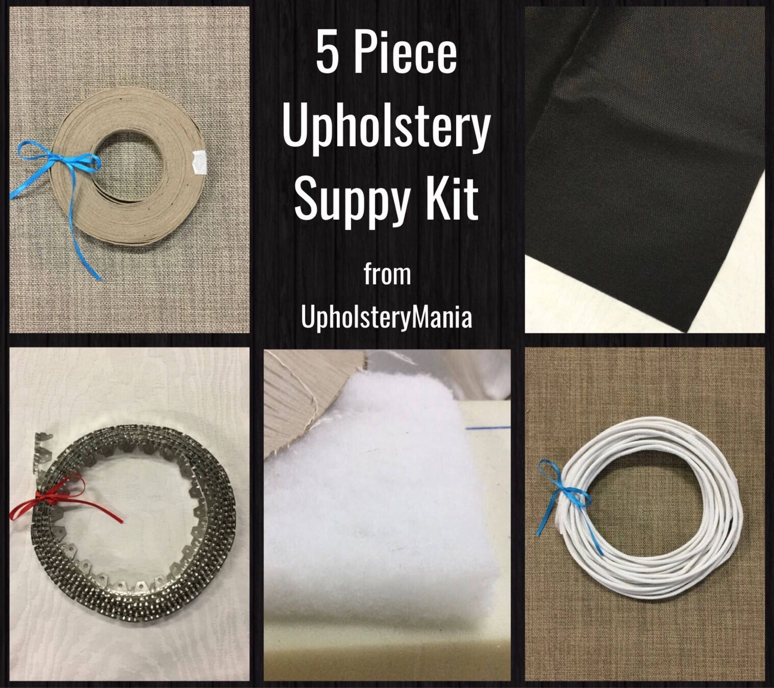 5 Pc Upholstery Supply Kit Professional Grade Supplies - Etsy