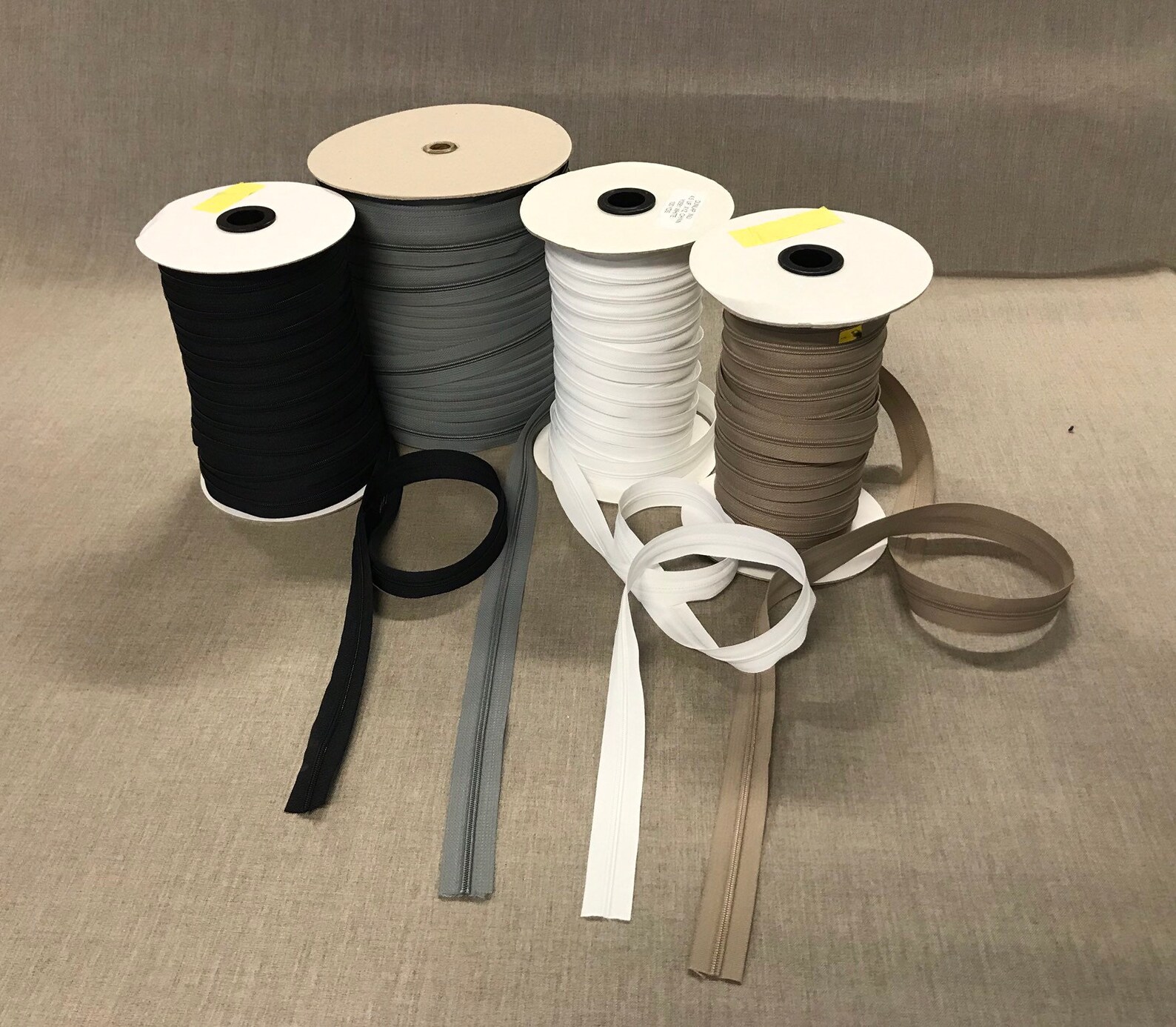 Zipper Chain by the Yard4.5 Size-black Beige Gray - Etsy