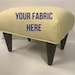Footstool Custom Made in Your Fabric - Etsy