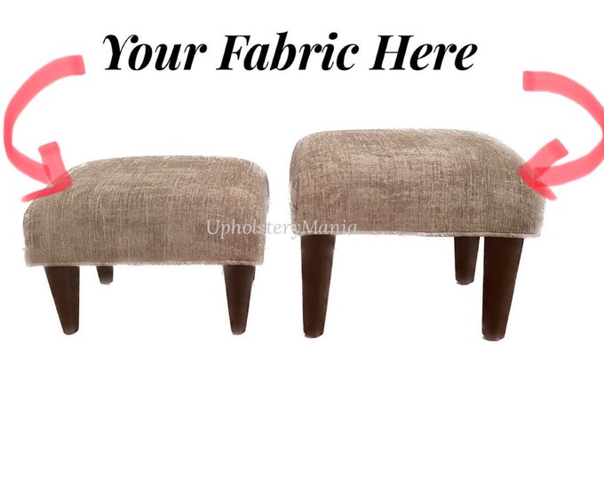 Footstool Custom Made in Your Fabric - Etsy