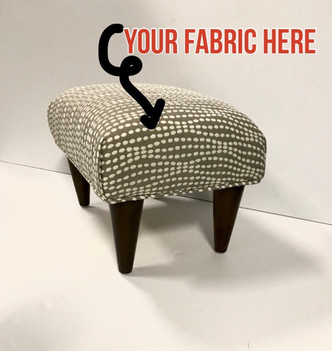 Footstool Custom Made in Your Fabric - Etsy