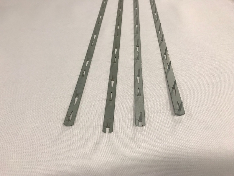 Straight Metal Tack Strips Upholstery Professional Grade - Etsy