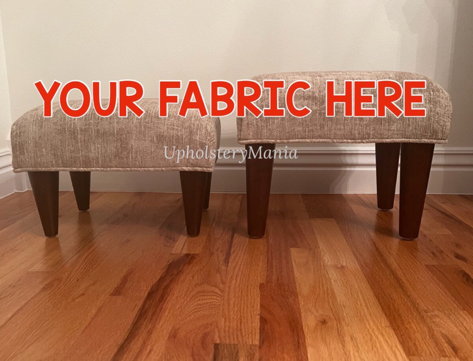 Footstool Custom Made in Your Fabric - Etsy
