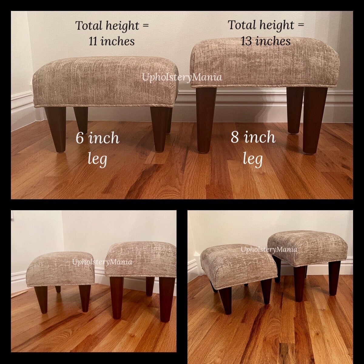 Footstool Custom Made in Your Fabric - Etsy