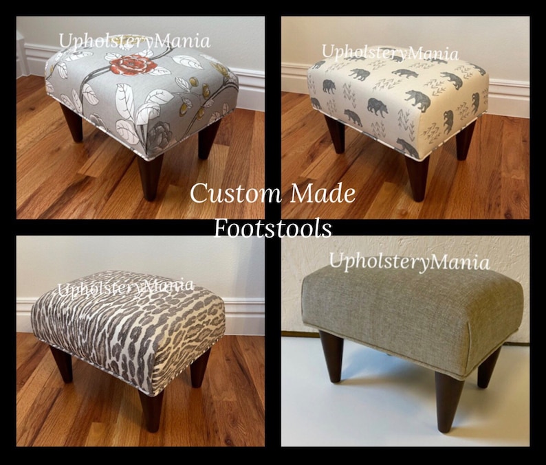 Footstool Custom Made in Your Fabric - Etsy