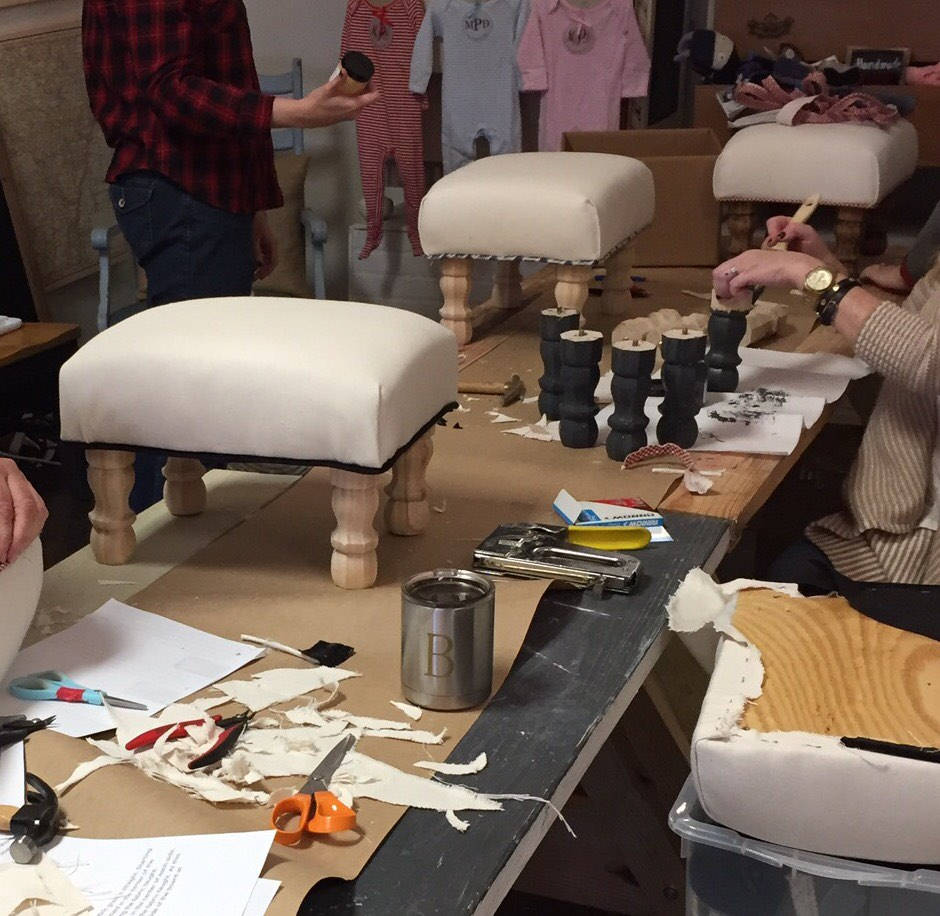 DIY Footstool Kit - Etsy