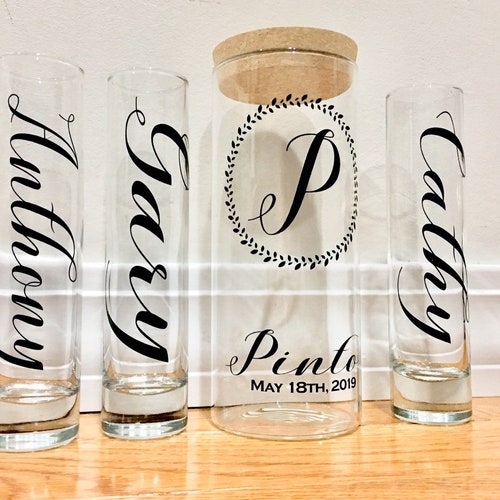 Personalized Blended Family Sand Unity Ceremony Set Blended - Etsy