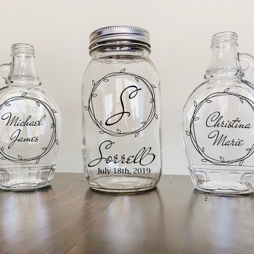 Wedding Unity Sand Ceremony Kit Personalized Monogram Set for - Etsy