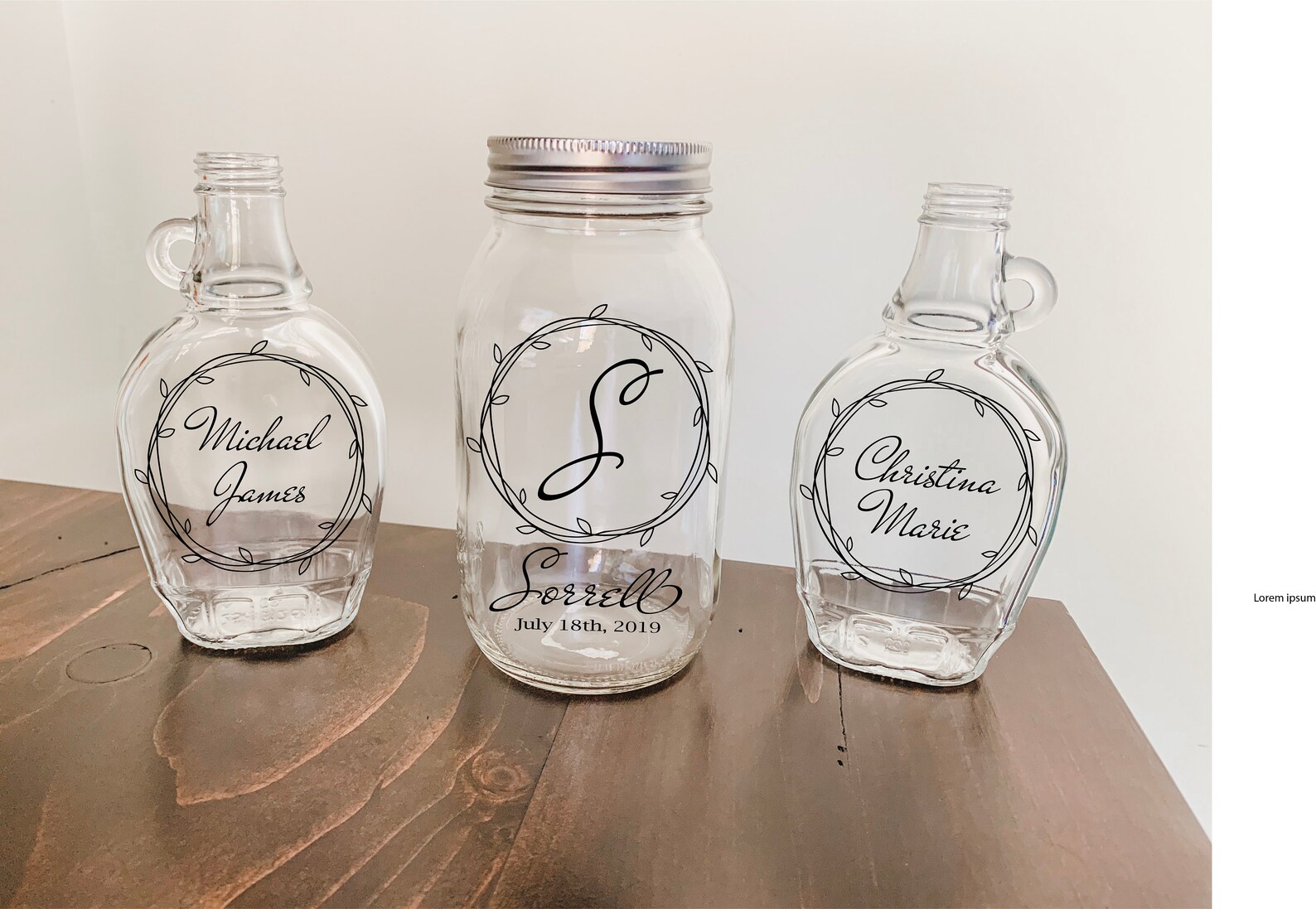 Unity Sand Ceremony Set Unity Wedding Kit Rustic Unity Set - Etsy