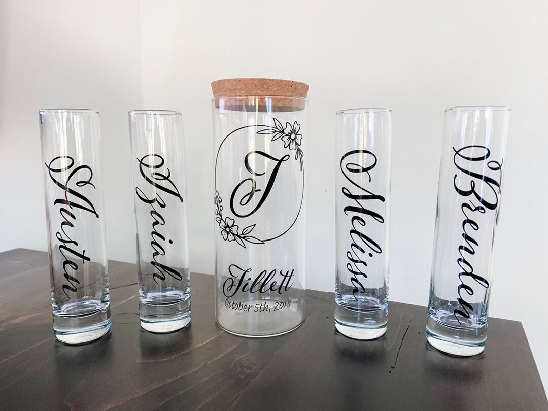 Unity Sand Ceremony Set, Unity Wedding Kit, Personalized Unity Ceremony ...