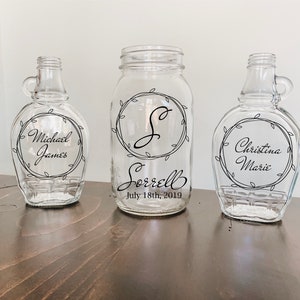 Unity Sand Ceremony Set, Unity Wedding Kit, Rustic Unity Set, Mason Jar Sand Set, Unity Candle ...