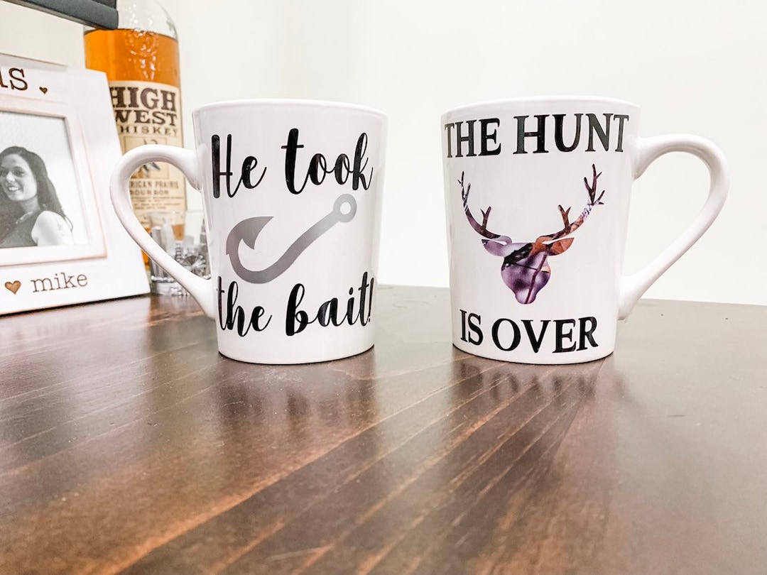 Couple Mug Hunting Mug Couples Fishing Mug Engagement - Etsy