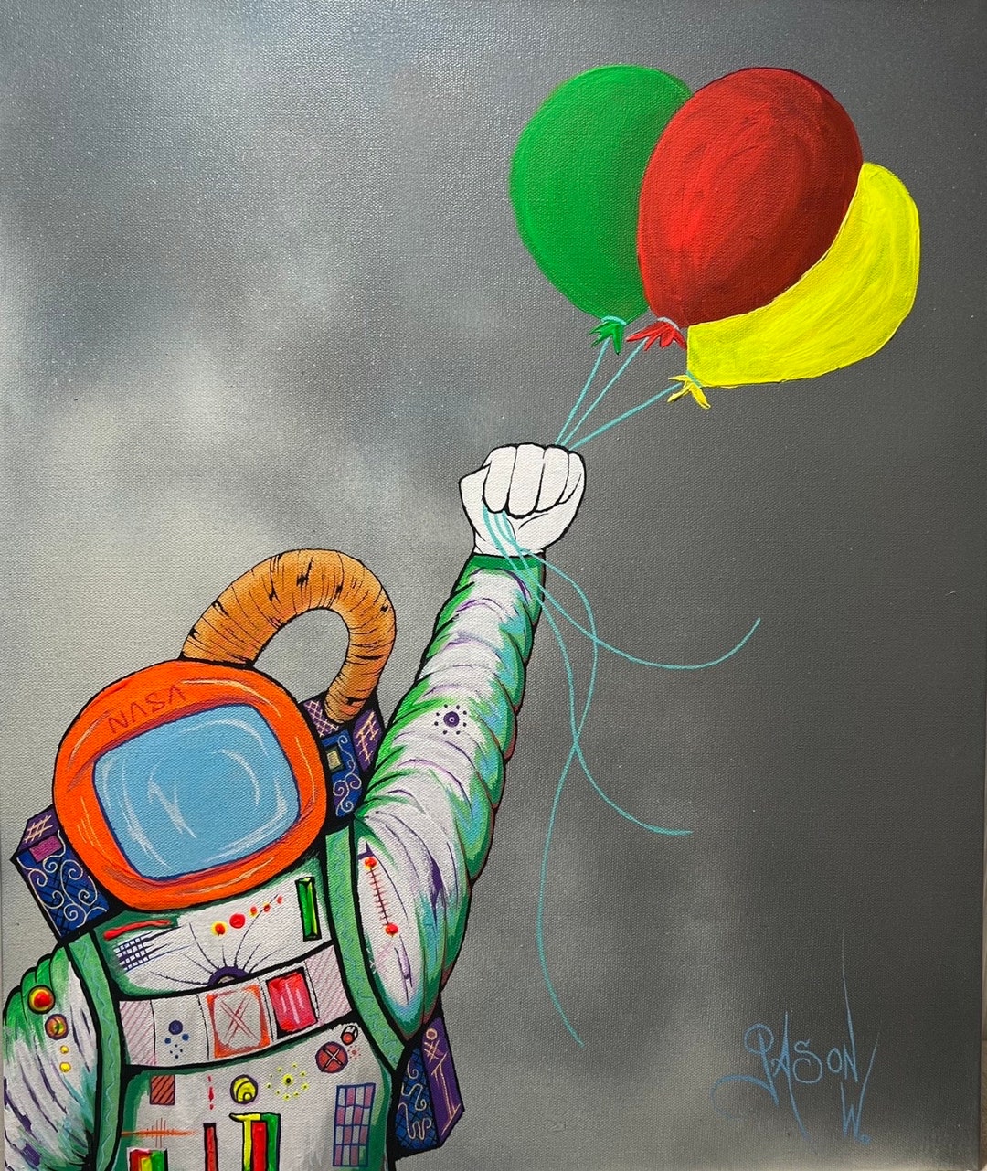 Allowing the Impossible to Become Possible- Original Canvas Painting by ...