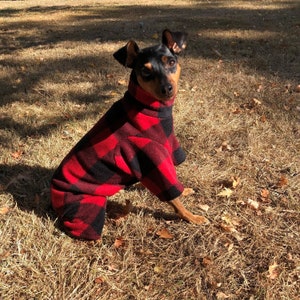 Lumberjack - Dog Pajamas - Small Breed Dog Sweater - Etsy