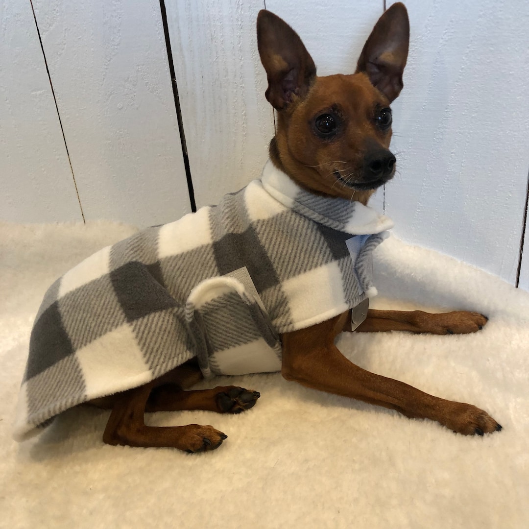 Adjustable Comfort Wrap Poncho- Dog Coat - Small Breed Dog Sweater - Etsy
