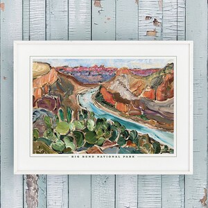 Big Bend National Park Poster Poster Art Prints Wall Art | Etsy