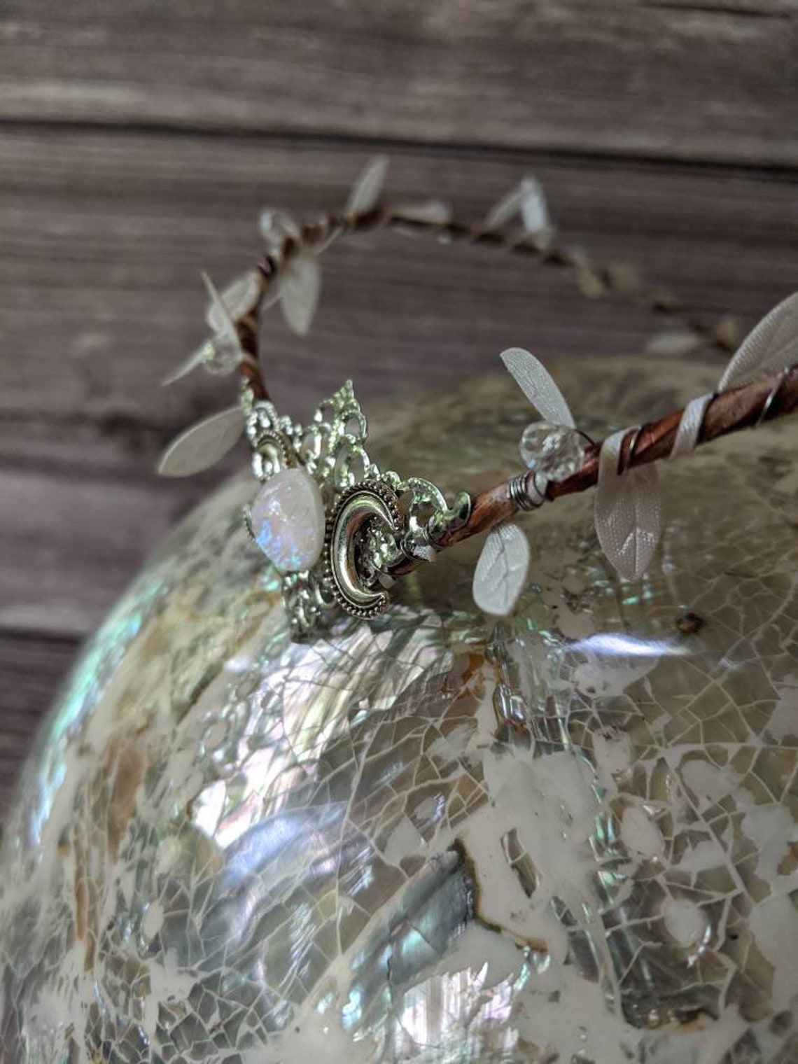 Moon Circlet Triple Moon Crown Handfasting Circlet - Etsy