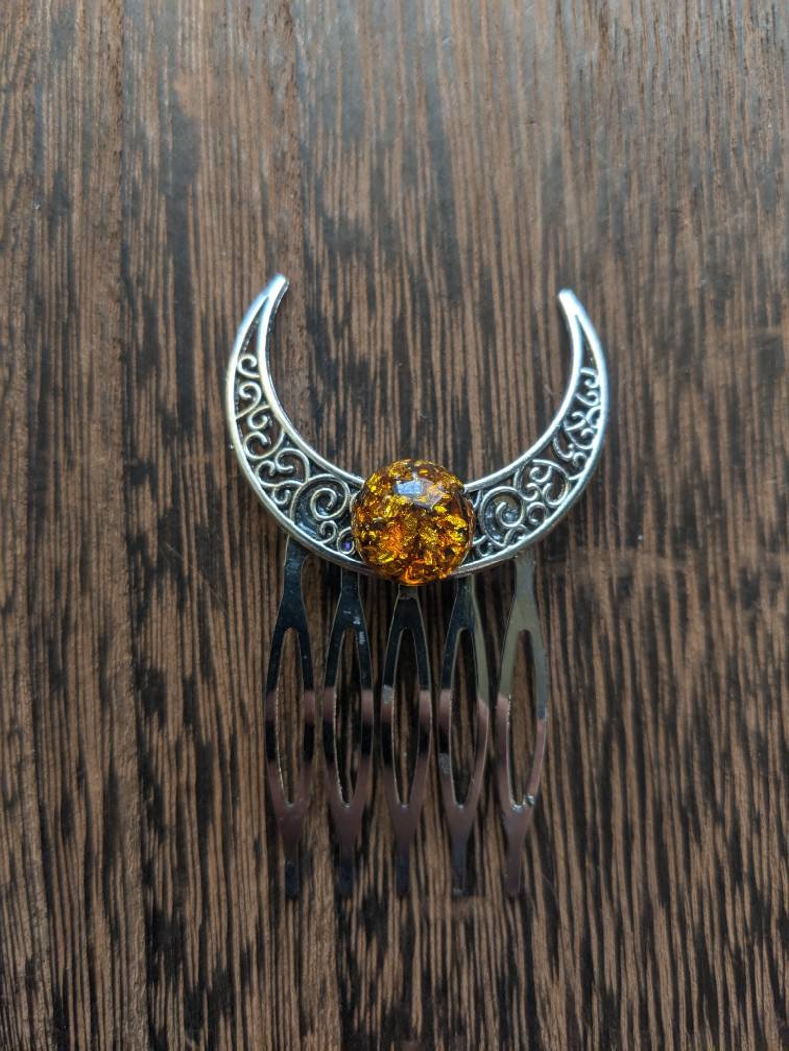 Moon Hair Comb Handfasting Hair Comb Wedding Hair Comb - Etsy