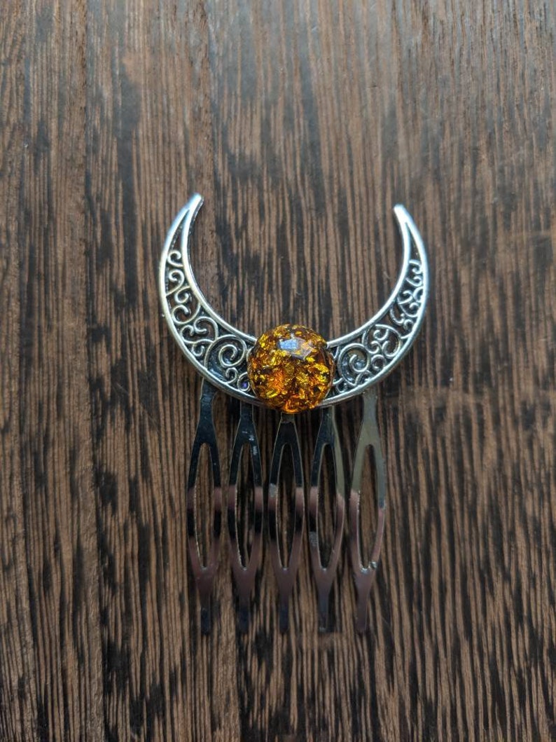 Moon Hair Comb Handfasting Hair Comb Wedding Hair Comb - Etsy