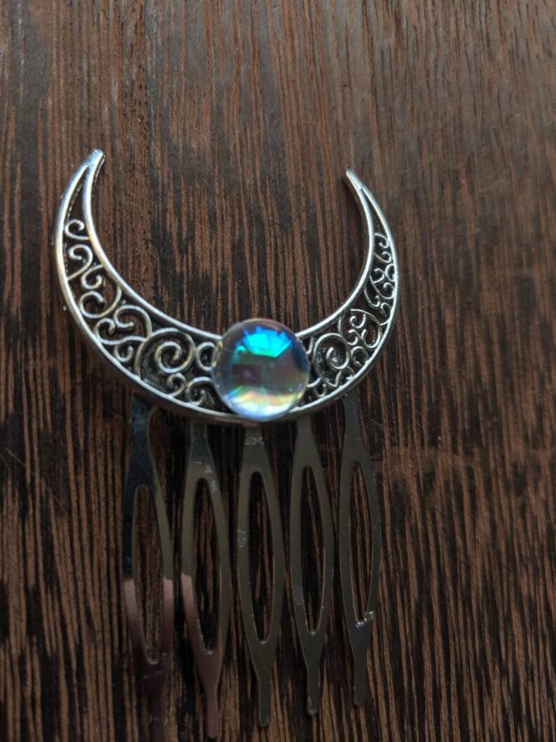 Moon Hair Comb Handfasting Hair Comb Wedding Hair Comb - Etsy