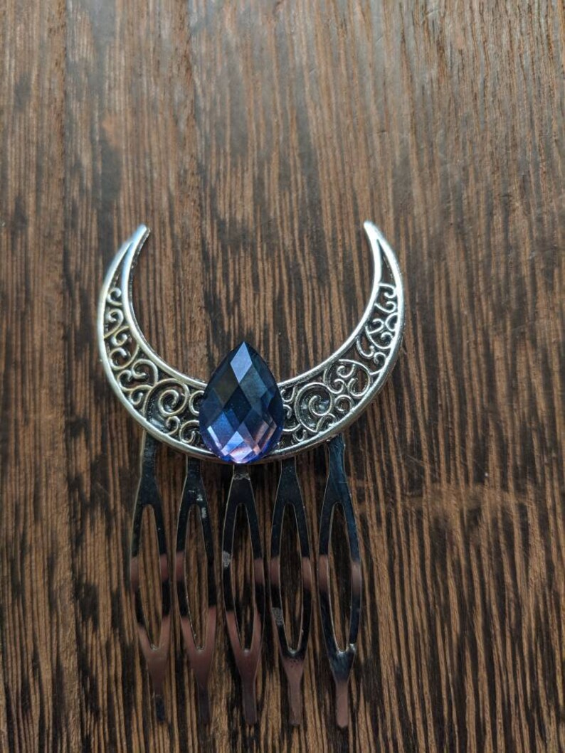 Moon Hair Comb Handfasting Hair Comb Wedding Hair Comb - Etsy