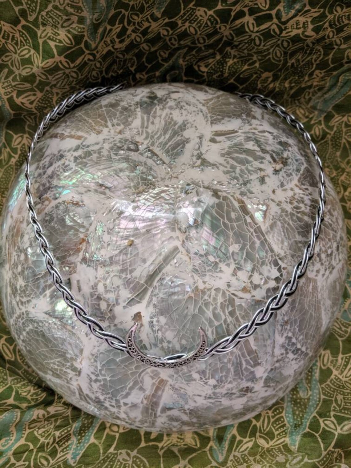 Braided Moon Crown Braided Goddess Crown Moon Crown Moon - Etsy