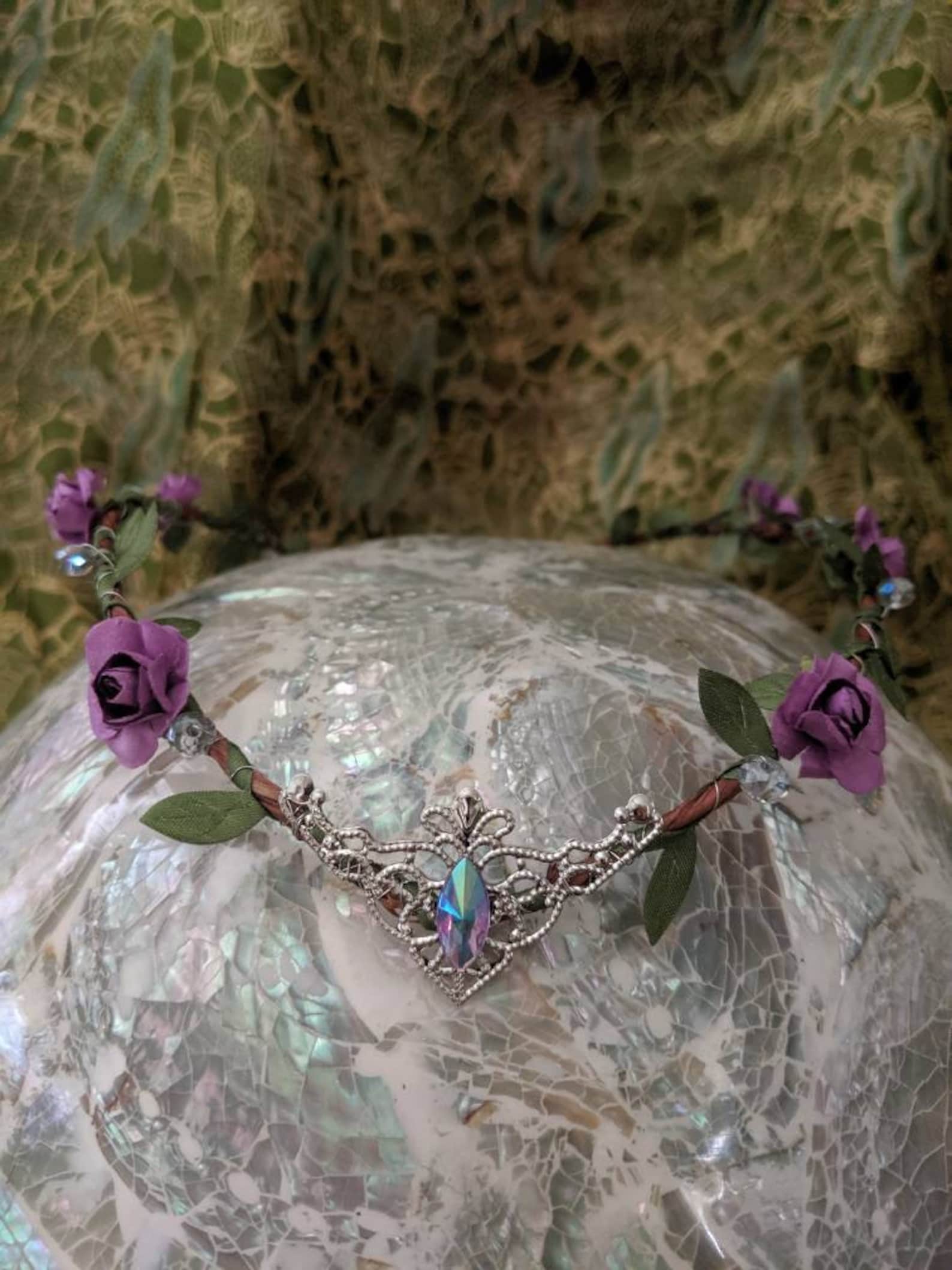 Fairy Crown Flower Crown Fairy Circlet Woodland Tiara | Etsy