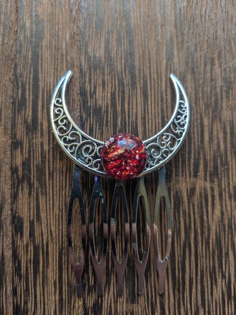 Moon Hair Comb Handfasting Hair Comb Wedding Hair Comb - Etsy
