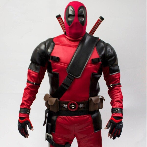 Deadpool Costume Adult - Etsy