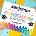 Editable Kindergarten Grad Sign, Printable Last Day of School Sign ...