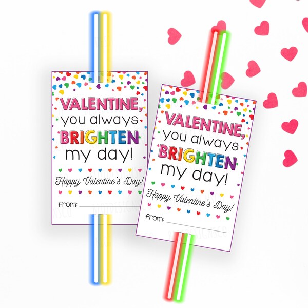 Valentines Day Glow Stick - Etsy