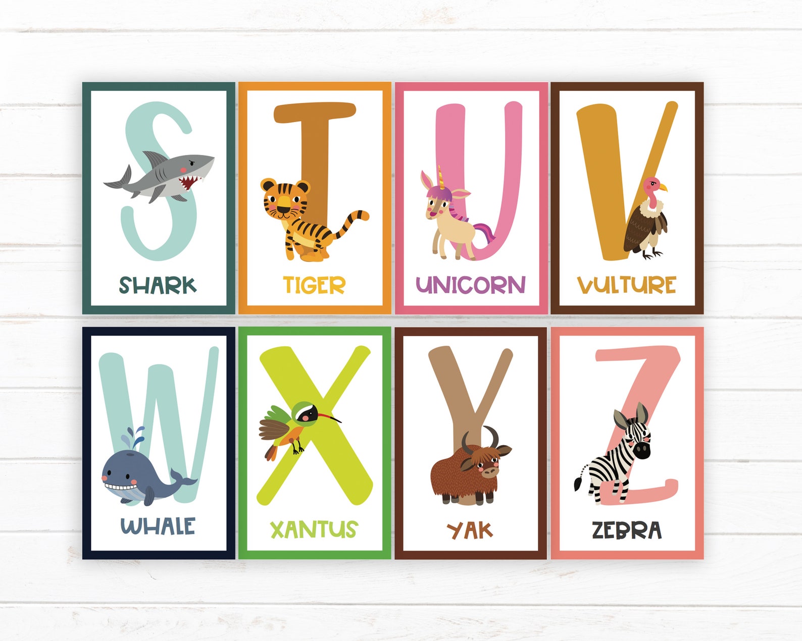 PRINTABLE Alphabet ABC Flashcards Preschool Worksheets ABC | Etsy
