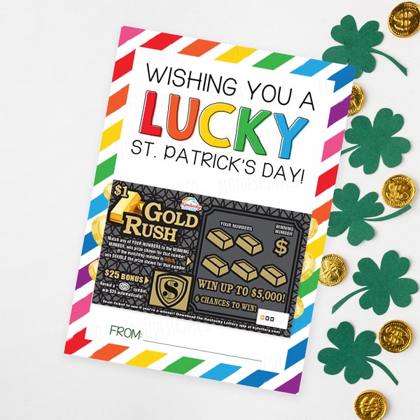 Thank You Lottery Ticket Holders - Etsy