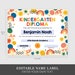 Printable Kindergarten Graduation Editable Diploma, Customizable ...