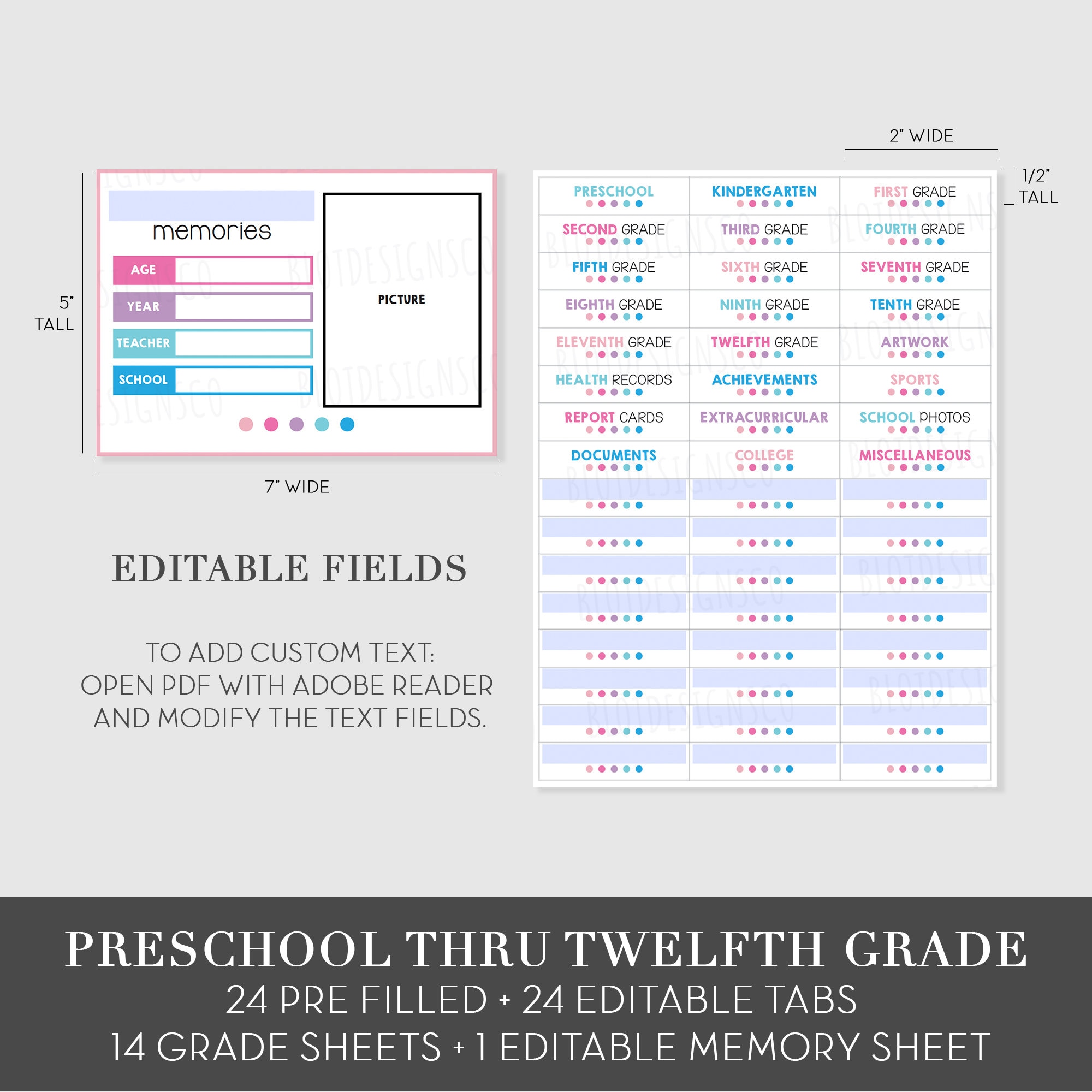 Memory Box Labels Stickers Milestone Tote Labels Kids School - Etsy