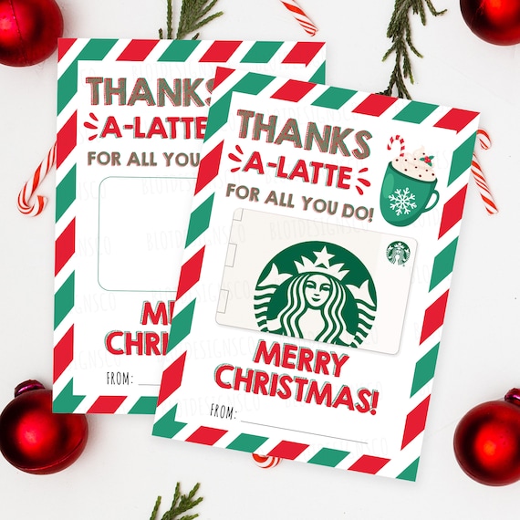 PRINTABLE Teacher Gift Card Christmas Secret Santa Card Gift | Etsy