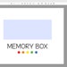 Full Page Memory Box Kit, Memory Box Labels Stickers, Editable PDF ...