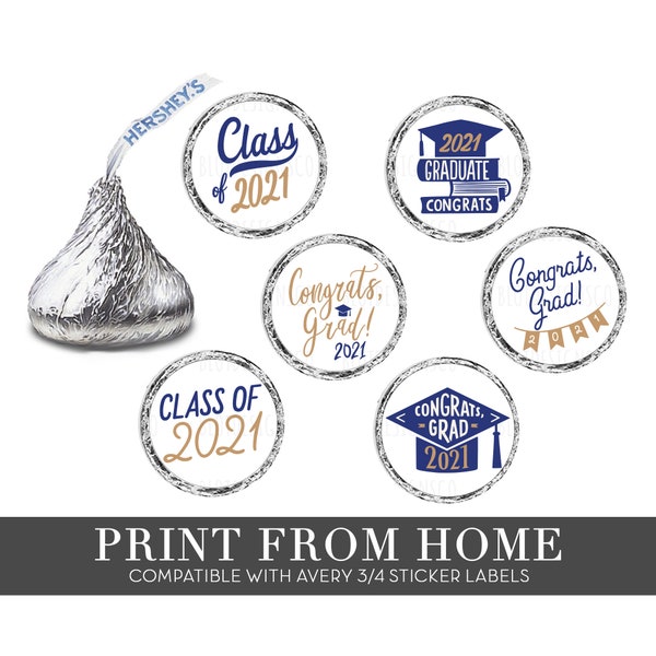 Printable Hershey Kiss Labels - Etsy