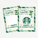 PRINTABLE St. Patrick's Day Coffee Gift Card Holder, Thanks a Latte ...