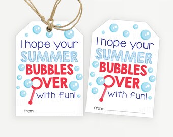 Summer Bubbles Tag - Etsy