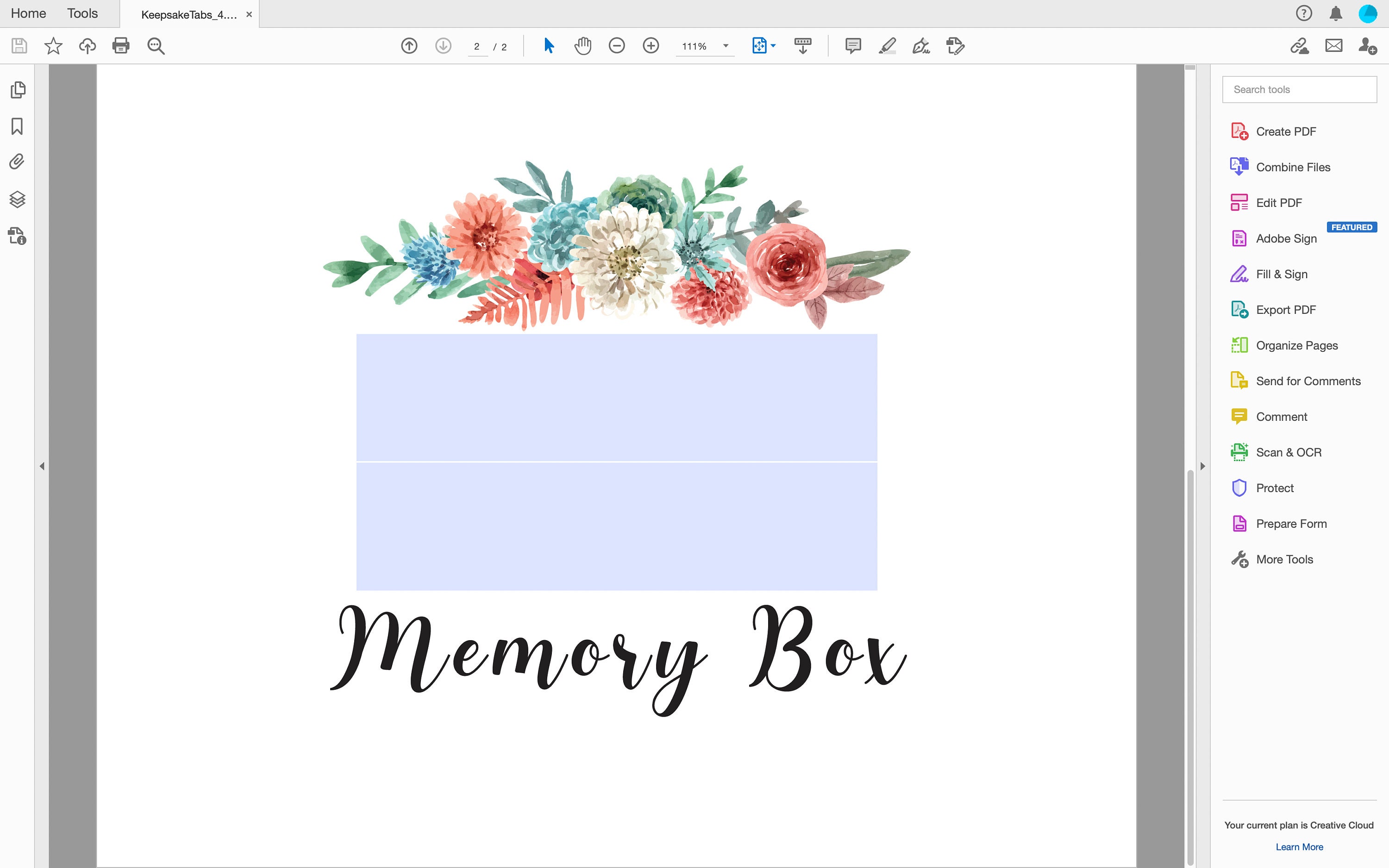 PRINTABLE Memory Box Labels Stickers Milestone Tote Labels - Etsy Israel
