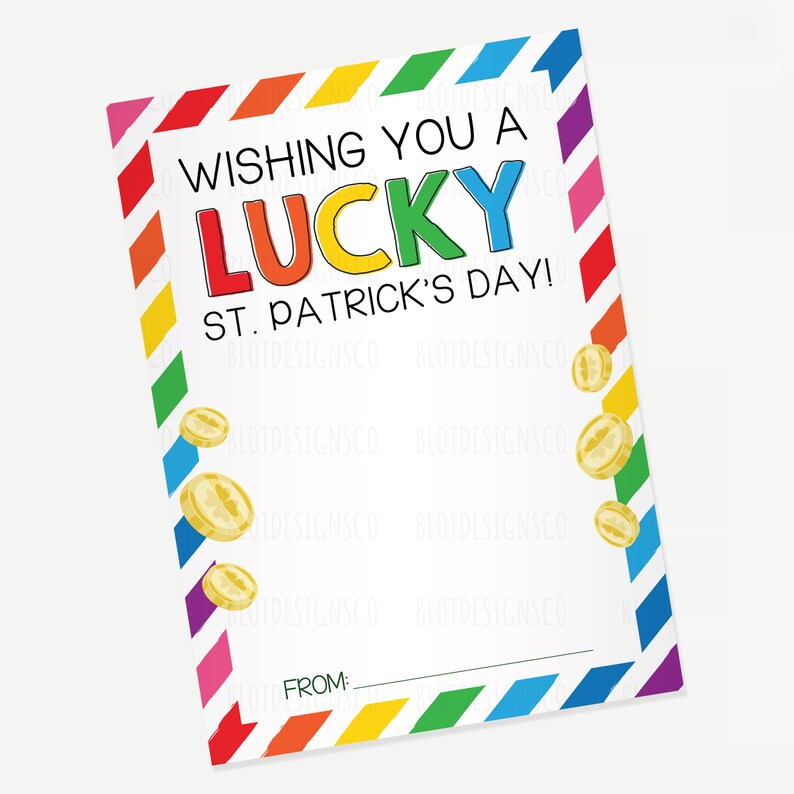 Printable St. Patrick's Day Lottery Ticket, Thanks a Lotto Scratch off ...