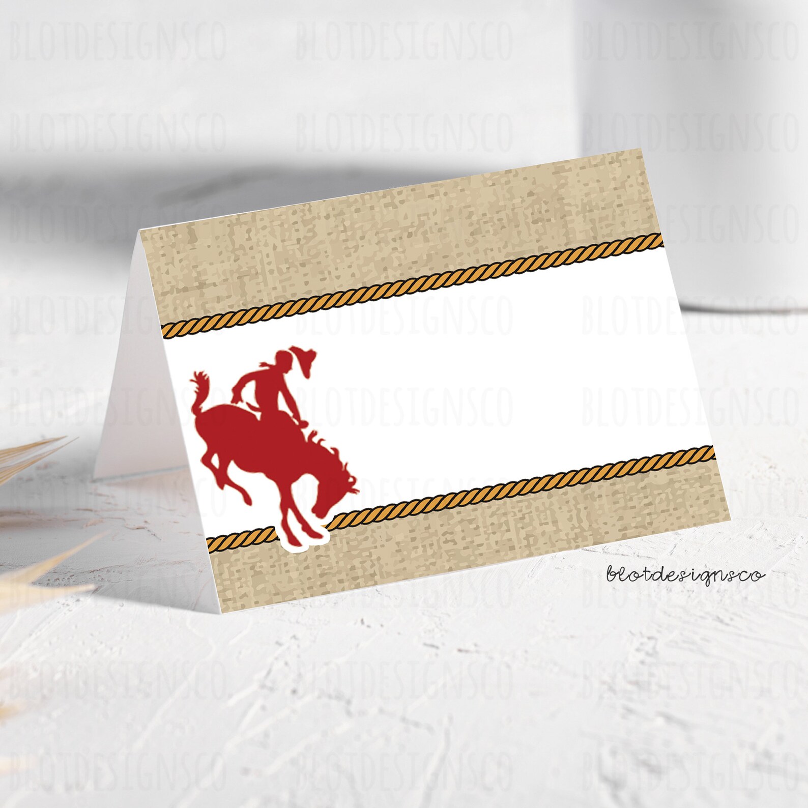 Printable Western Rodeo Cowboy Buffet Labels, Cowboy Food Tents ...
