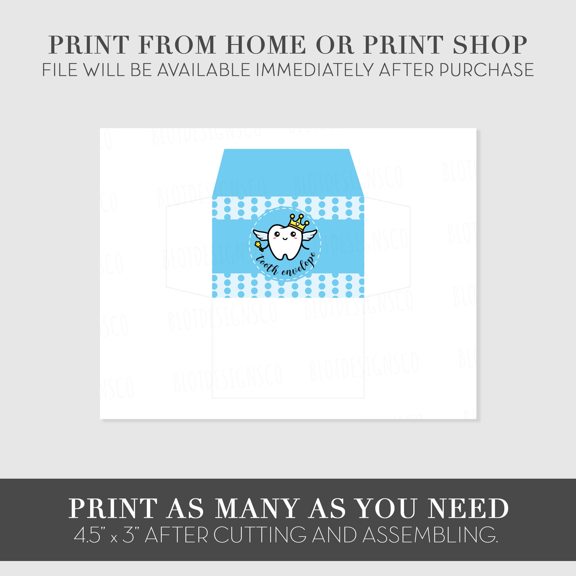 Tooth Fairy Envelope Tooth Fairy Letter Printable Lost Tooth - Etsy