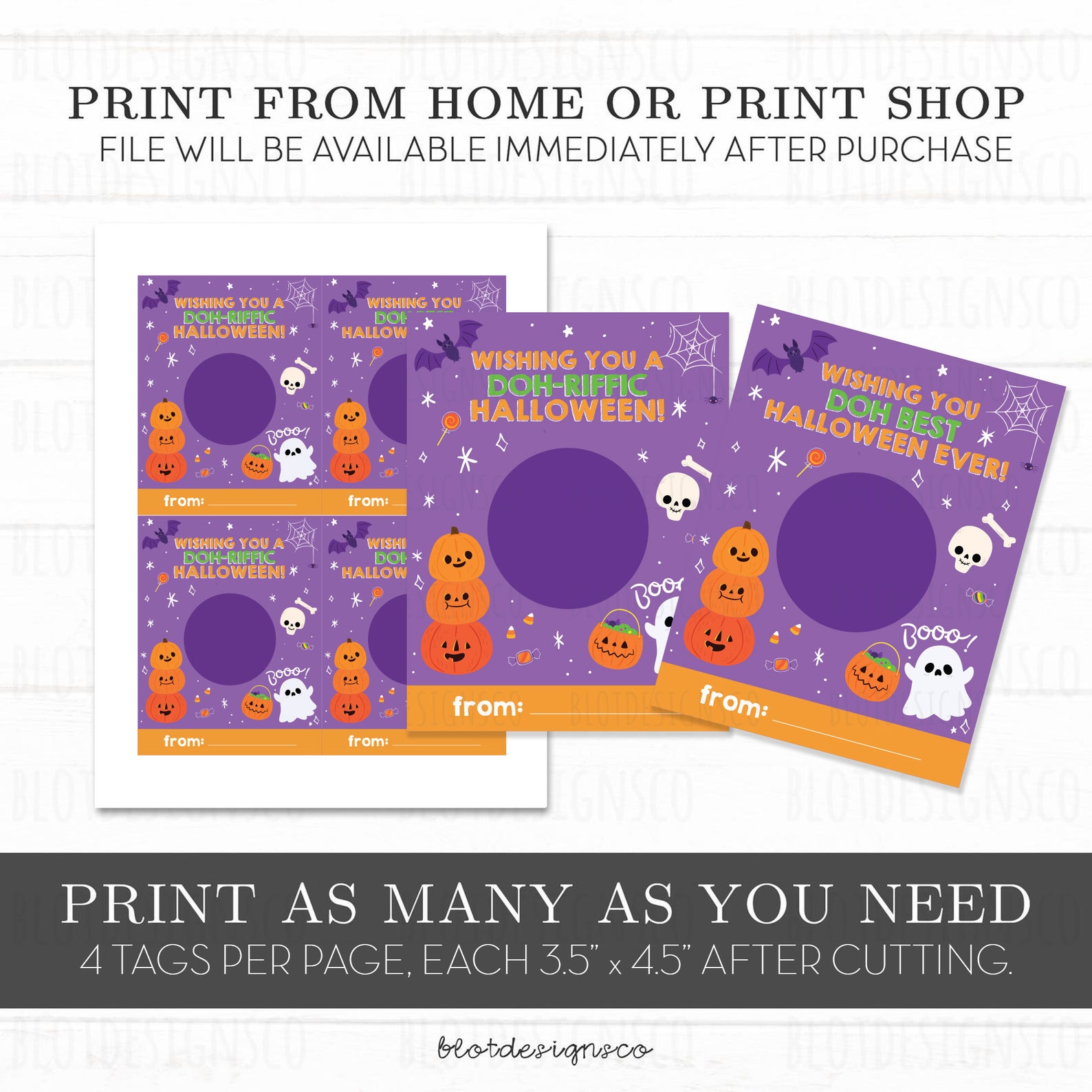 Halloween Play-doh Party Favors, Trick or Treat Truck or Treat Non ...