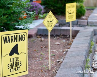 Printable Shark Signs - Etsy