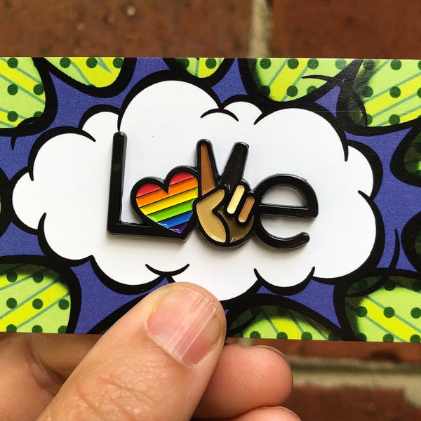 Love Lapel Pin - Etsy